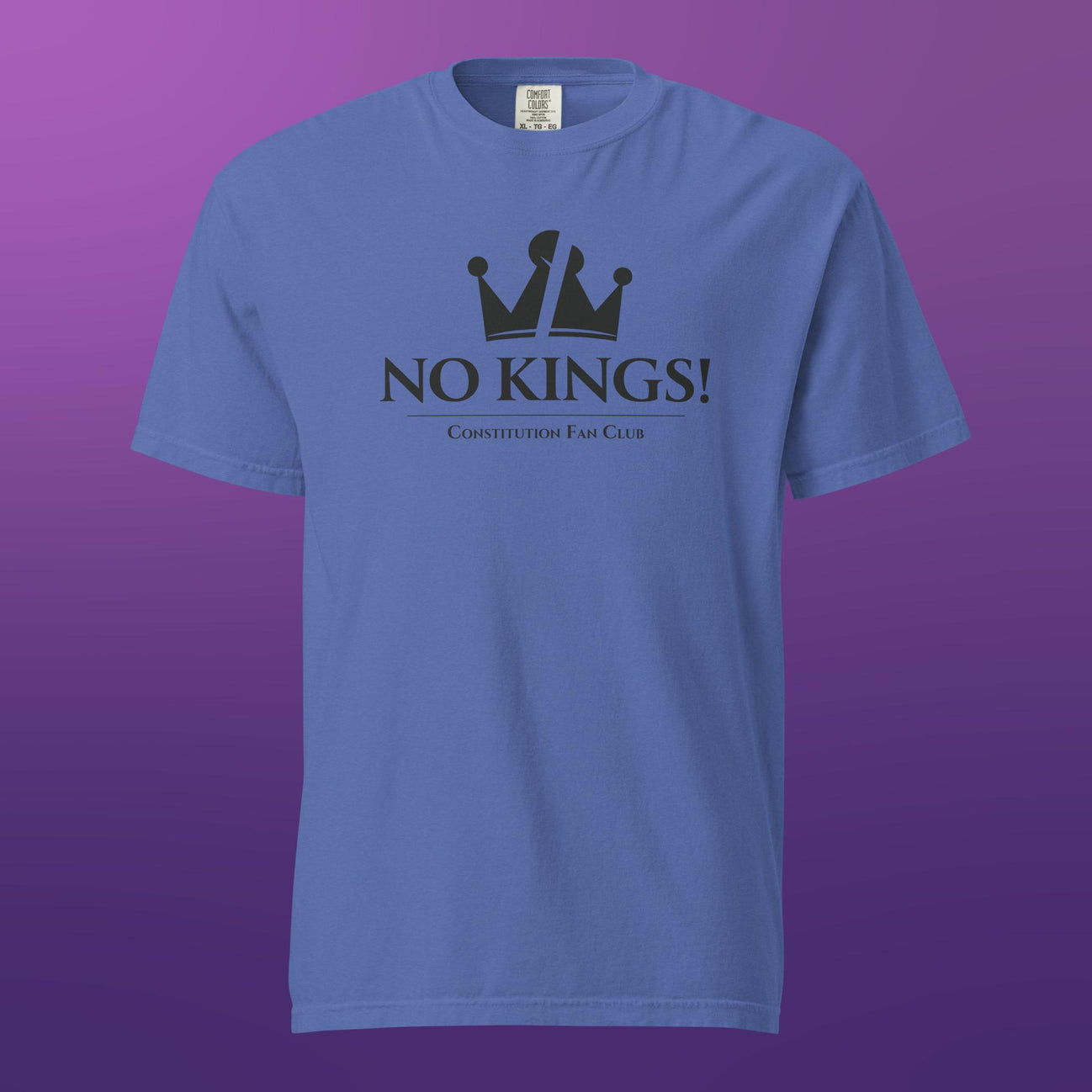 No Kings Shirt | Pro-Democracy Tee | Constitution Fan Club